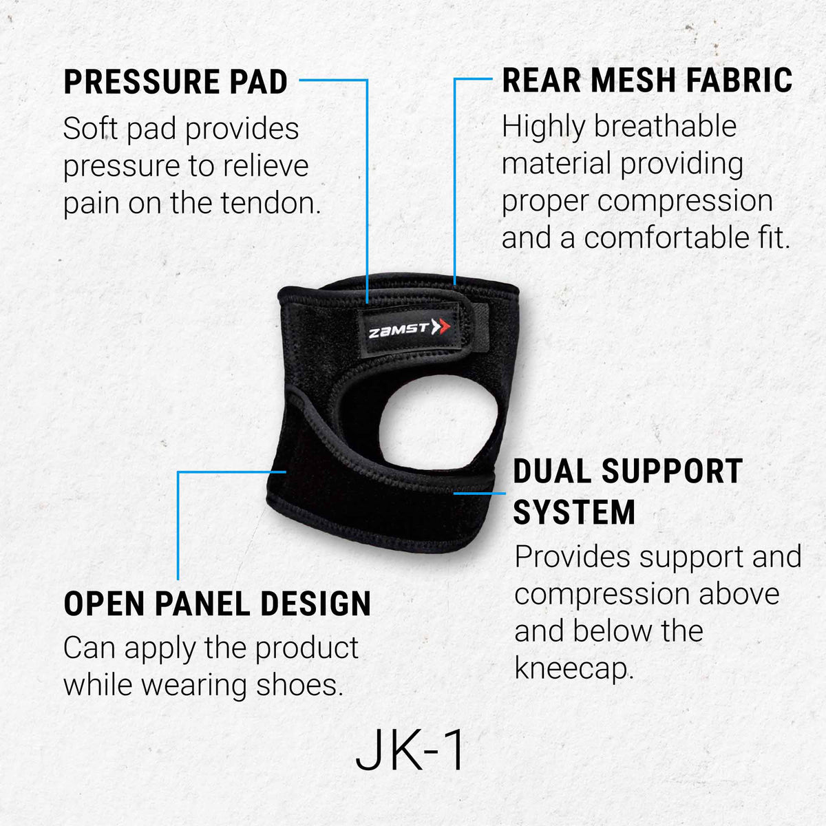 JK-1 Knee Brace – Zamst.us
